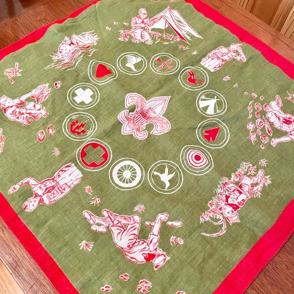 BSA | Other | 95s Bsa Boy Scouts Of America Neckerchief Handkerchief ...